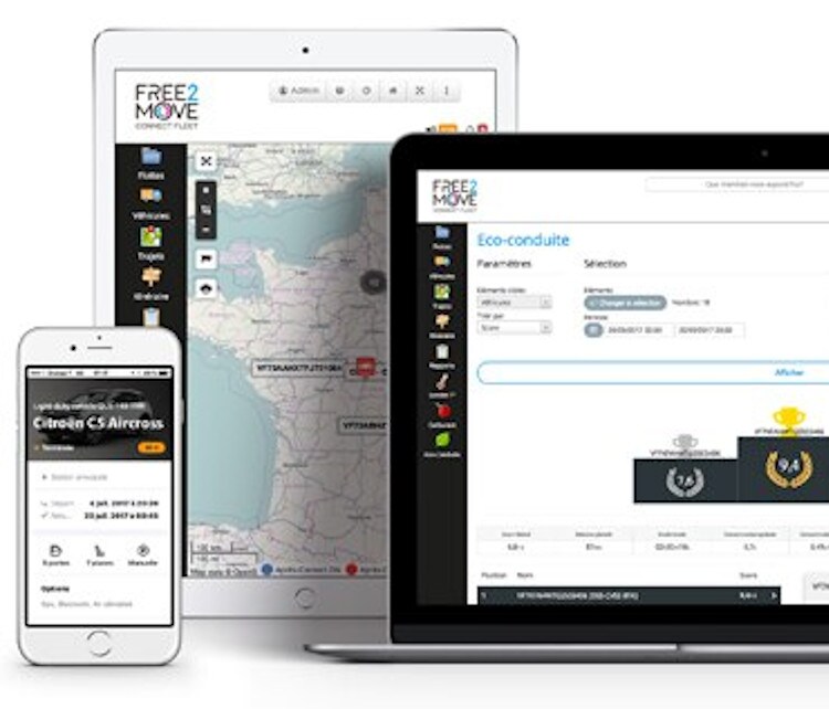 Gestion de flotte connectée Citroën | Free2move Connect Fleet